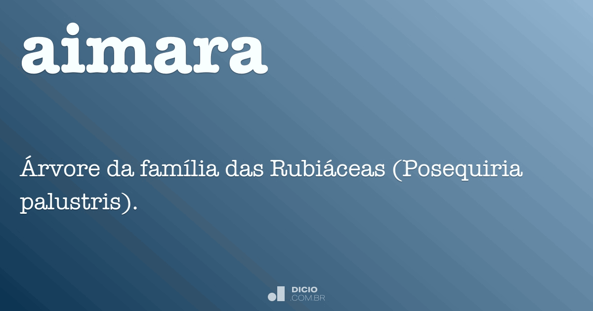 Aimara - Dicio, Dicionário Online de Português