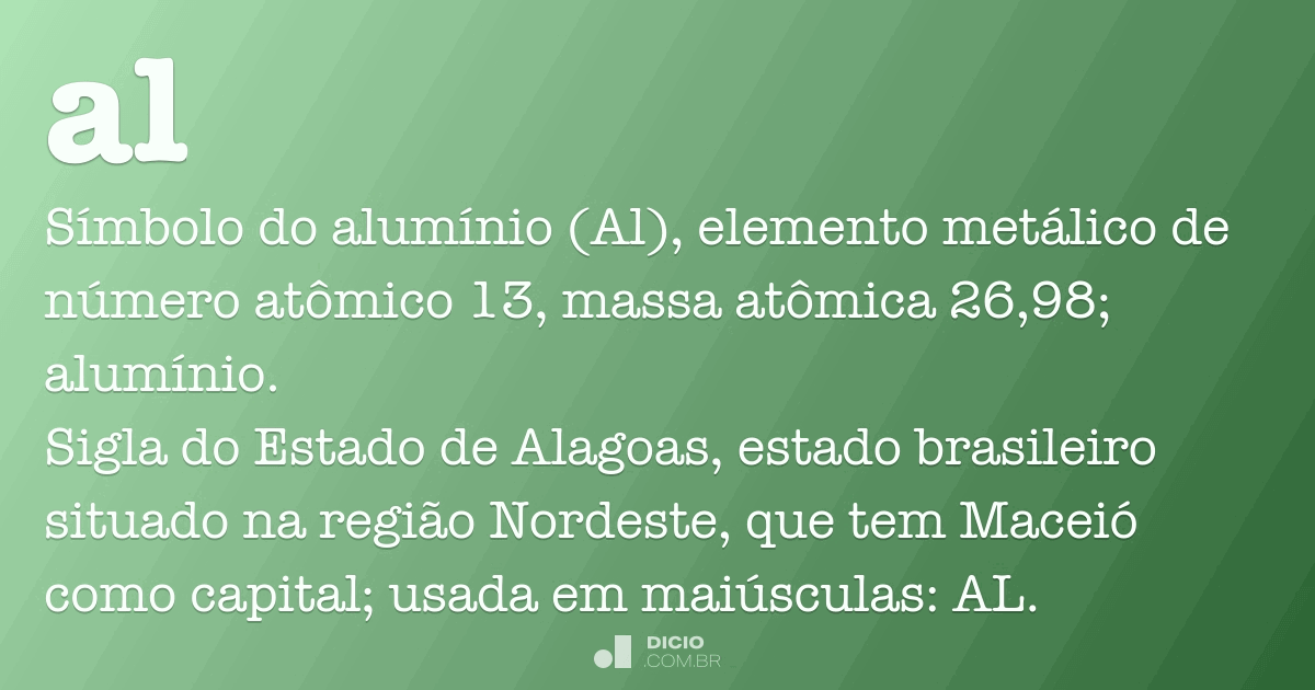 Al - Dicio, Dicionário Online de Português