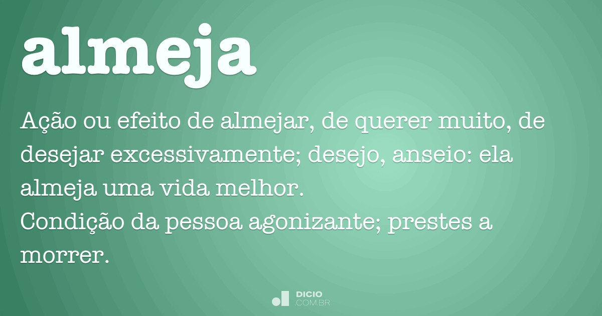 Almeja - Dicio, Dicionário Online de Português