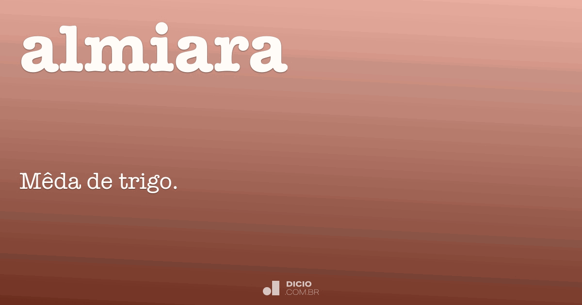 Almiara - Dicio, Dicionário Online de Português