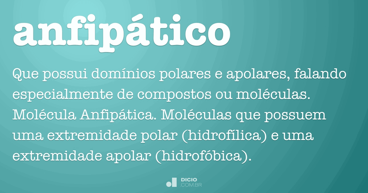 Anfipático - Dicio, Dicionário Online de Português