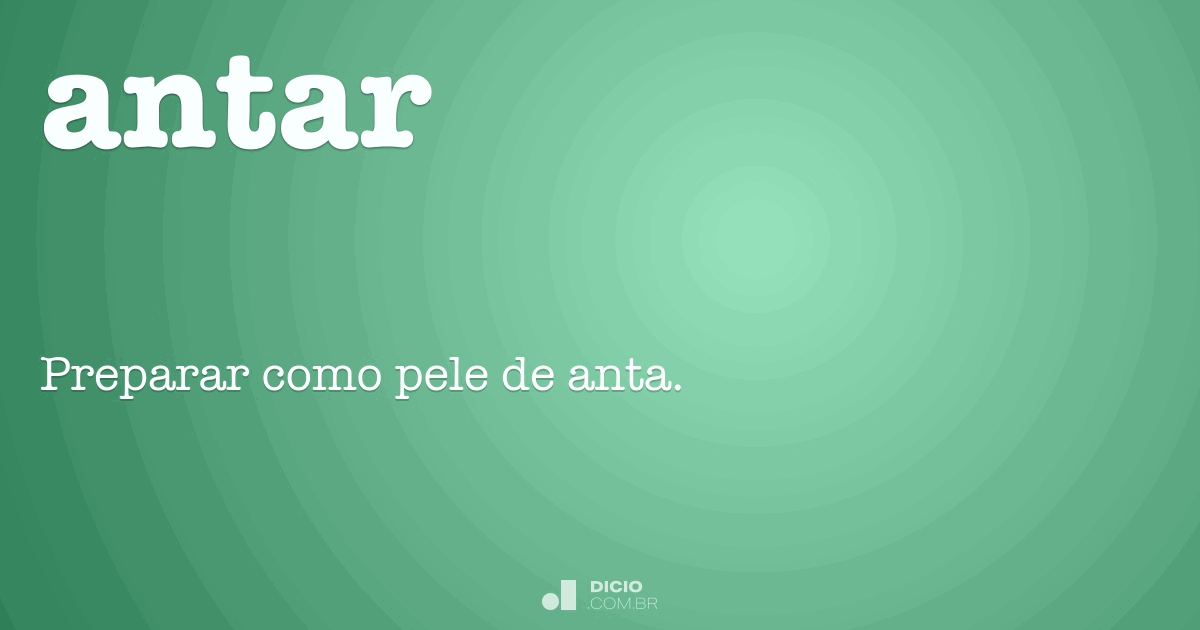 Antar - Dicio, Dicionário Online de Português