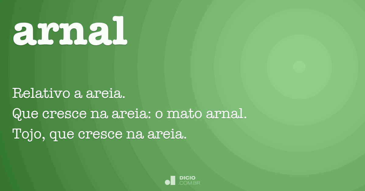 Arnal - Dicio, Dicionário Online de Português