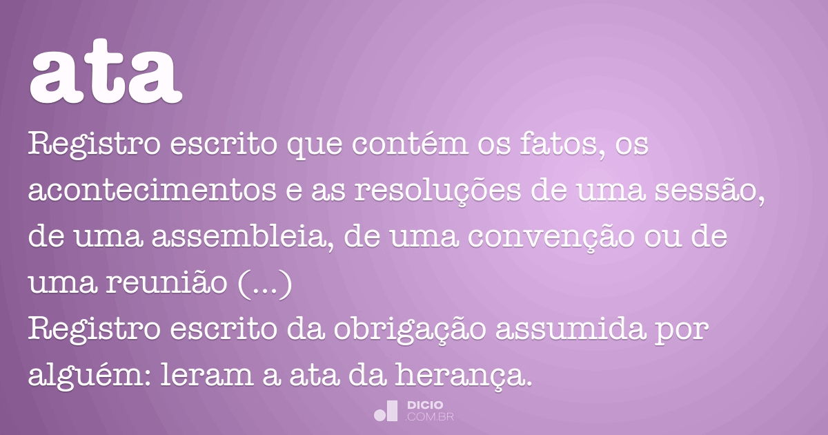 Como Fazer Uma Ata De Reunião Modelo Vários Modelos