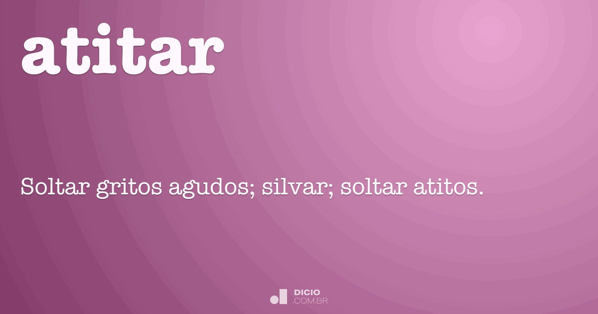 Atitar - Dicio, Dicionário Online de Português