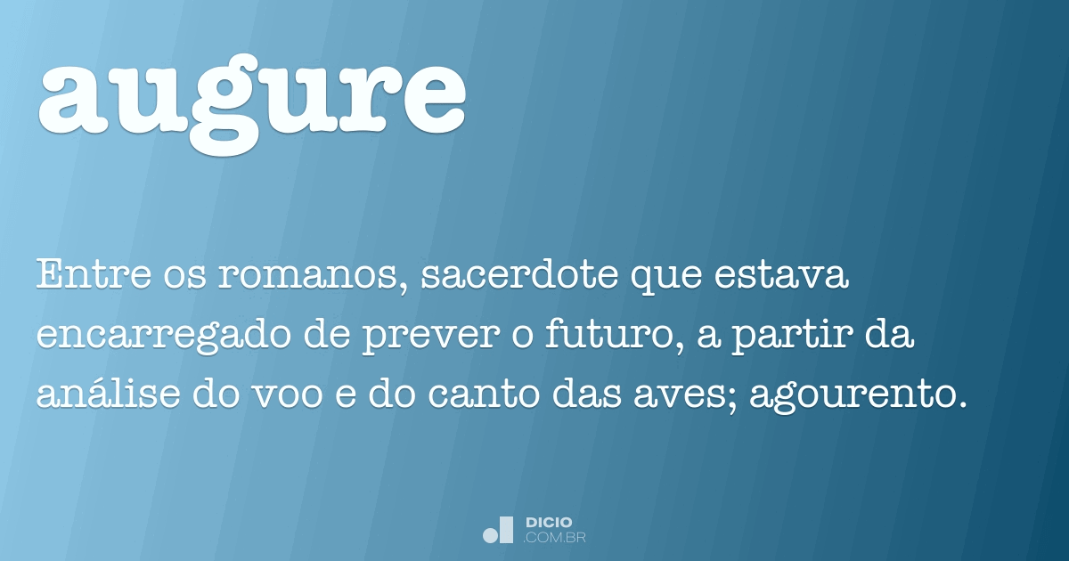 Augure - Dicio, Dicionário Online de Português