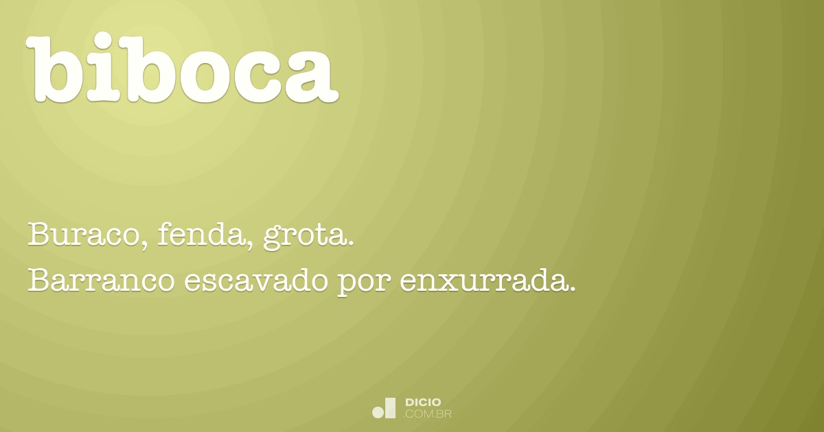 Biboca - Dicio, Dicionário Online de Português