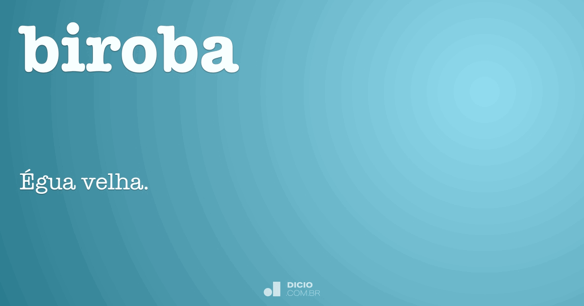 Biroba - Dicio, Dicionário Online de Português