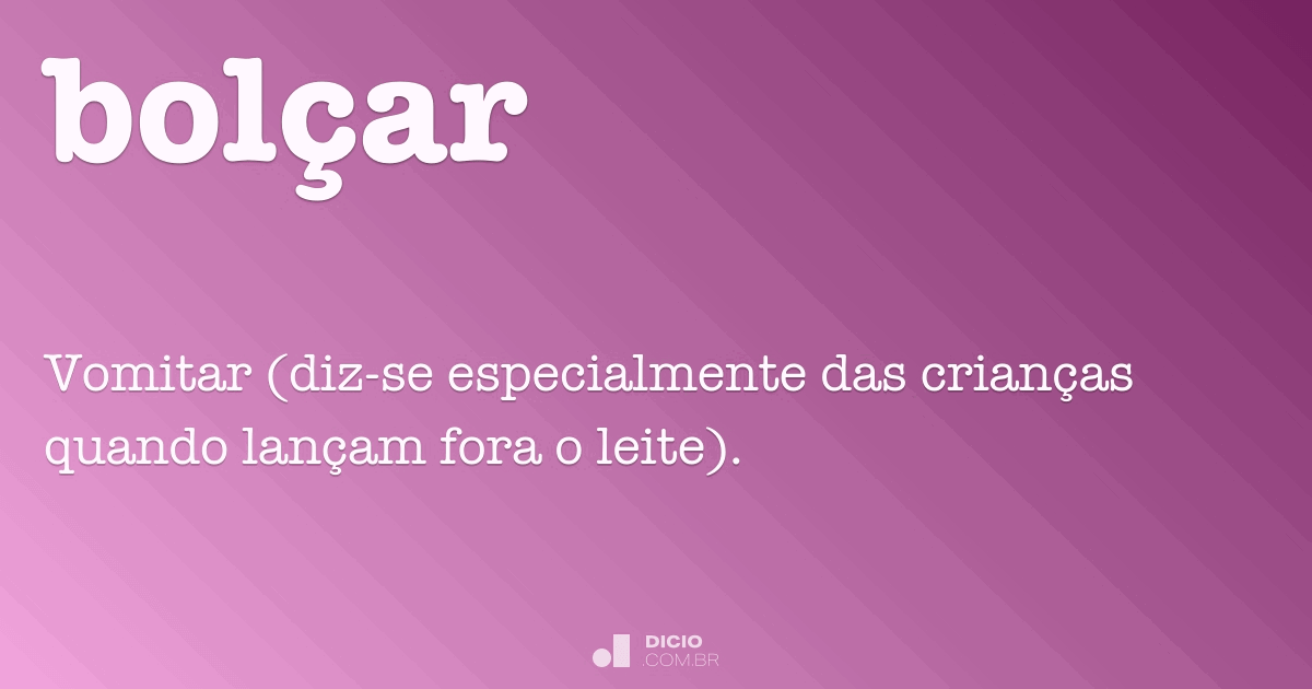 Bolçar - Dicio, Dicionário Online de Português
