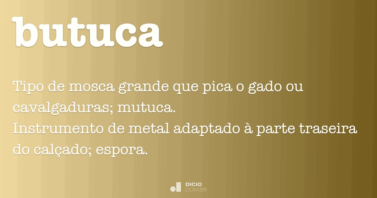 Butuca - Dicio, Dicionário Online de Português