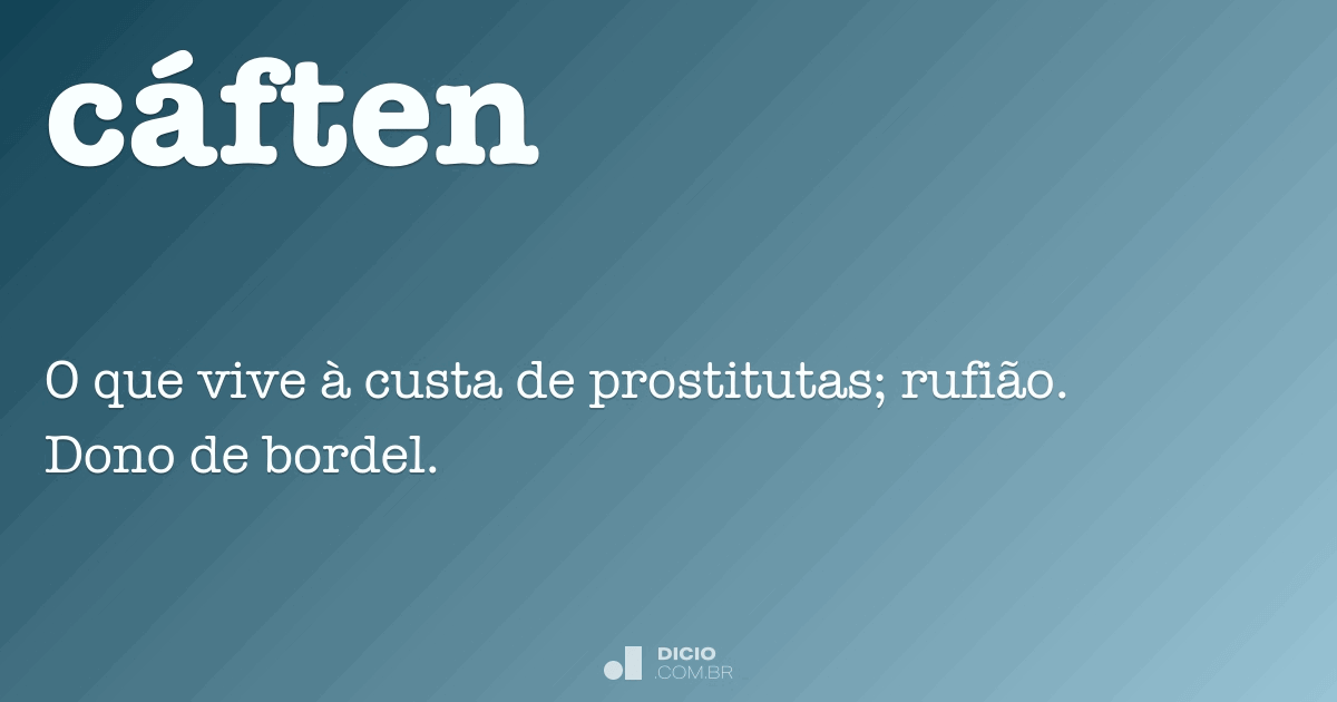 Cáften - Dicio, Dicionário Online de Português