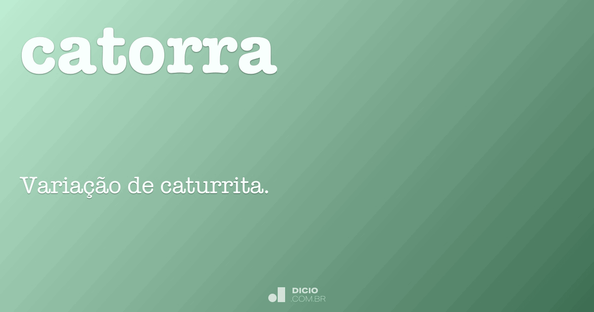 Catorra - Dicio, Dicionário Online de Português