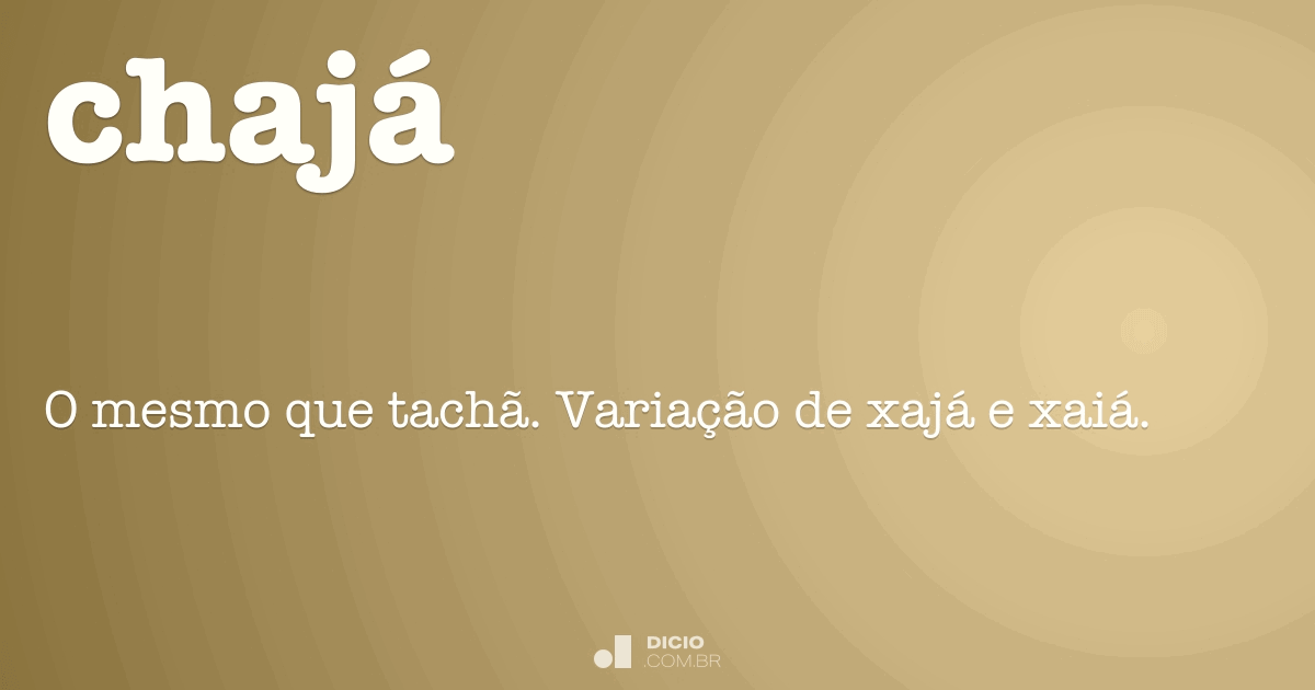 Chajá - Dicio, Dicionário Online de Português