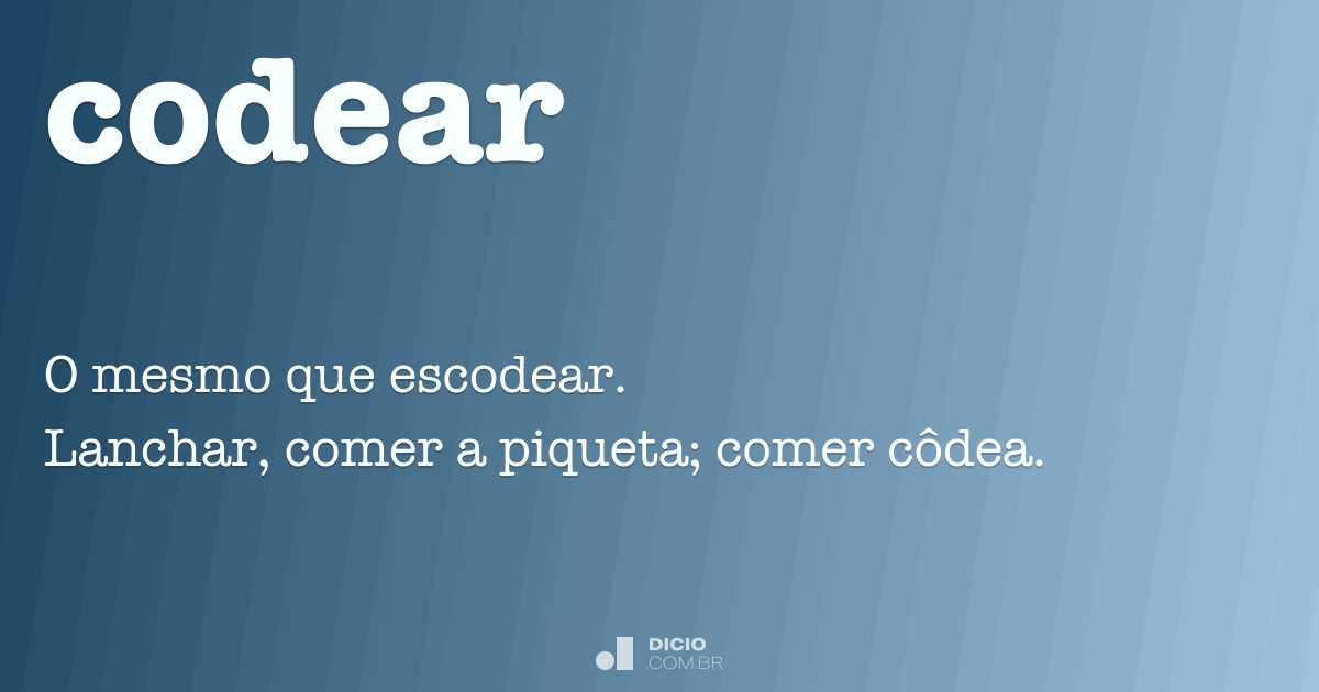 Codear - Dicio, Dicionário Online de Português