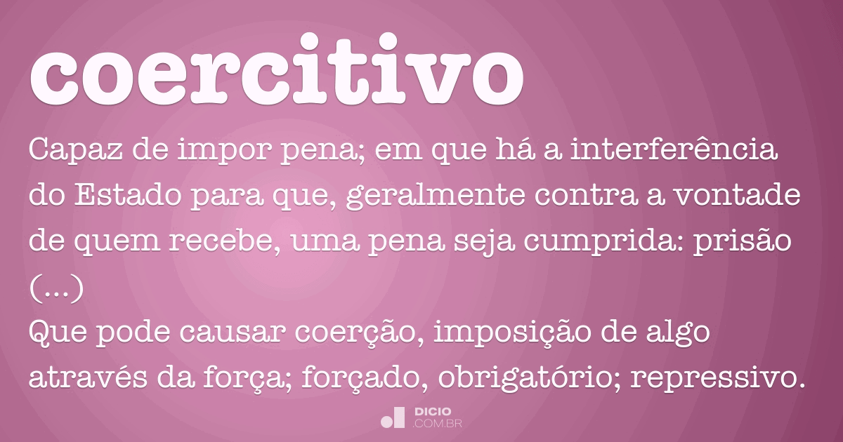 O Que é Poder Coercitivo - RETOEDU