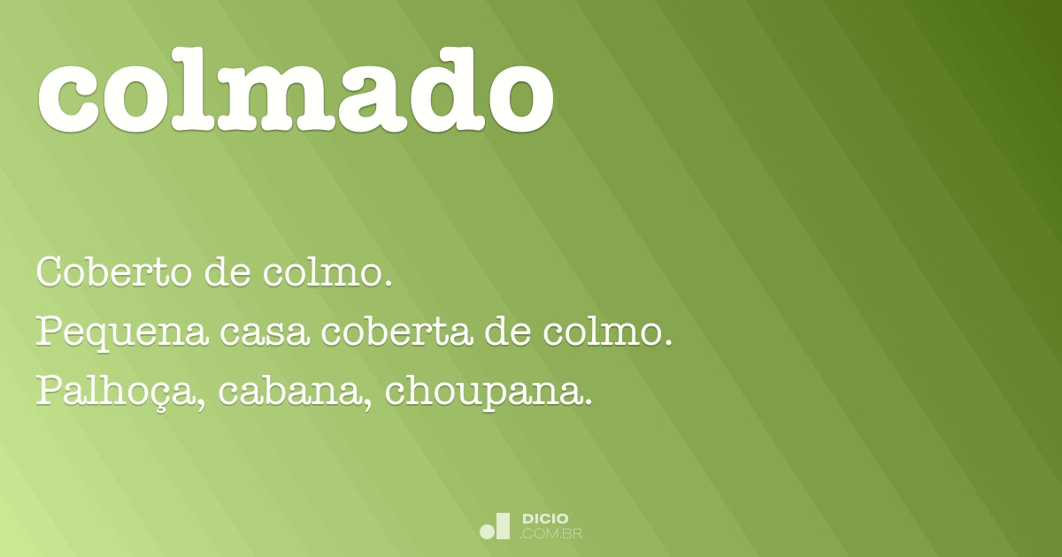 Colmado - Dicio, Dicionário Online de Português