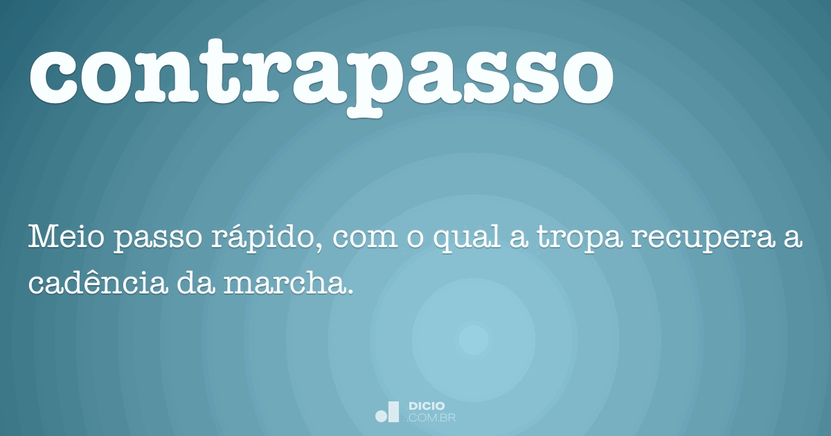 Contrapasso - Dicio, Dicionário Online de Português