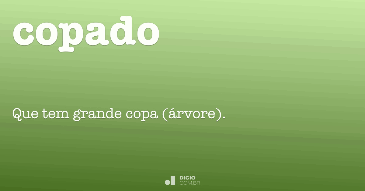 Copado - Dicio, Dicionário Online de Português