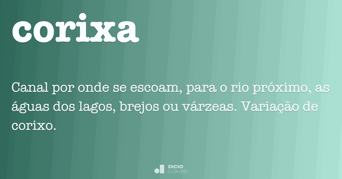 Corixa - Dicio, Dicionário Online de Português