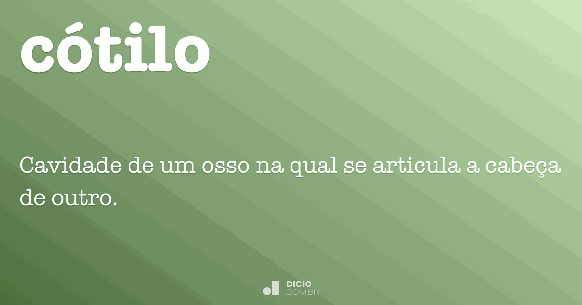 Cótilo - Dicio, Dicionário Online de Português