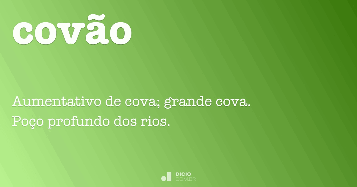 Covão - Dicio, Dicionário Online de Português