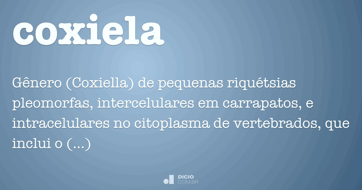 Coxiela - Dicio, Dicionário Online de Português