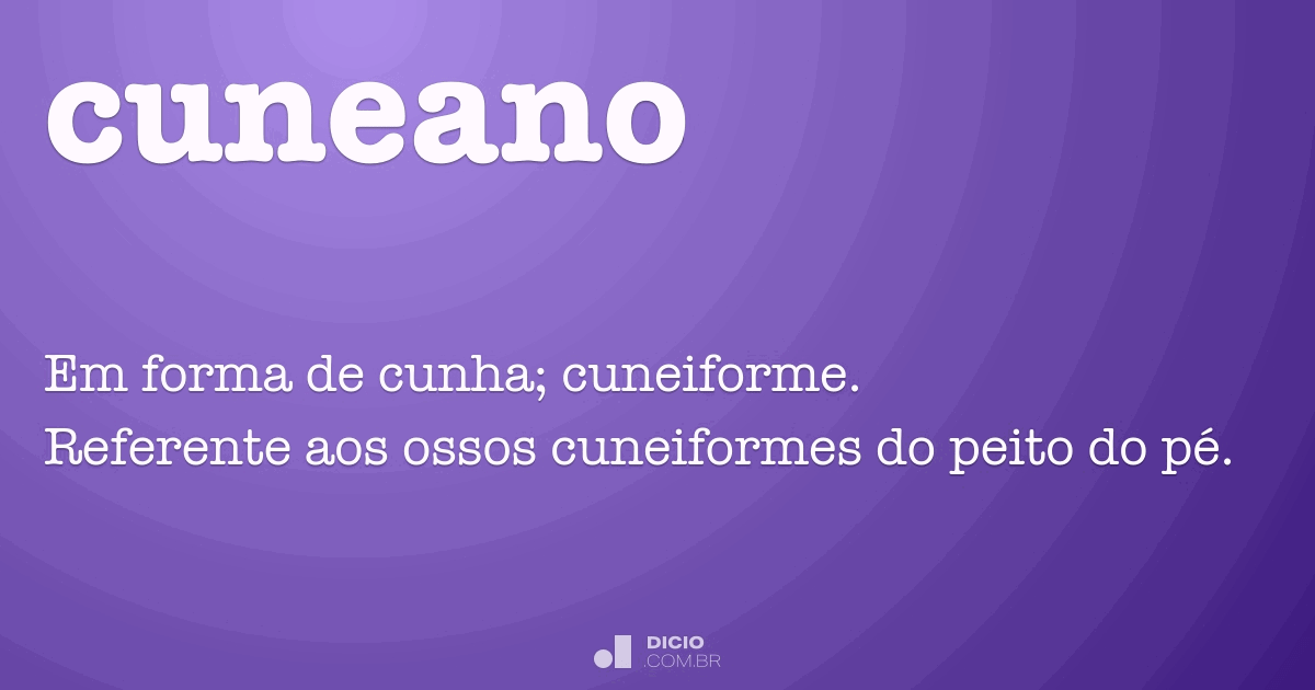 Cuneano - Dicio, Dicionário Online de Português