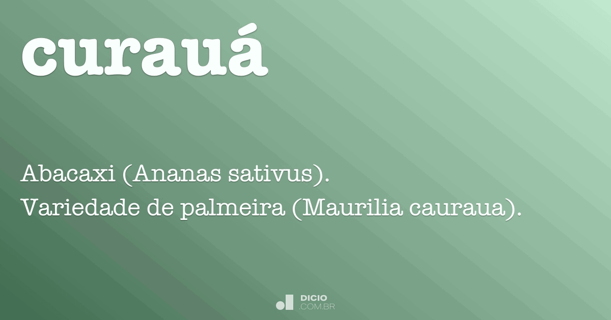Curauá - Dicio, Dicionário Online de Português