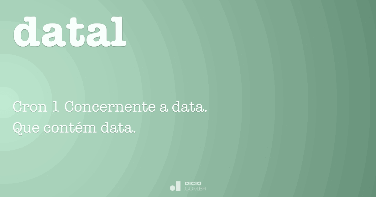 Datal - Dicio, Dicionário Online de Português