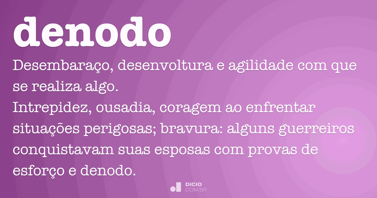 Denodo - Dicio, Dicionário Online de Português