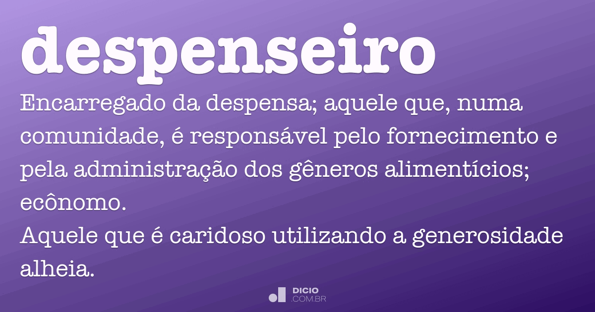 Despenseiro Significado Na Bíblia - RETOEDU
