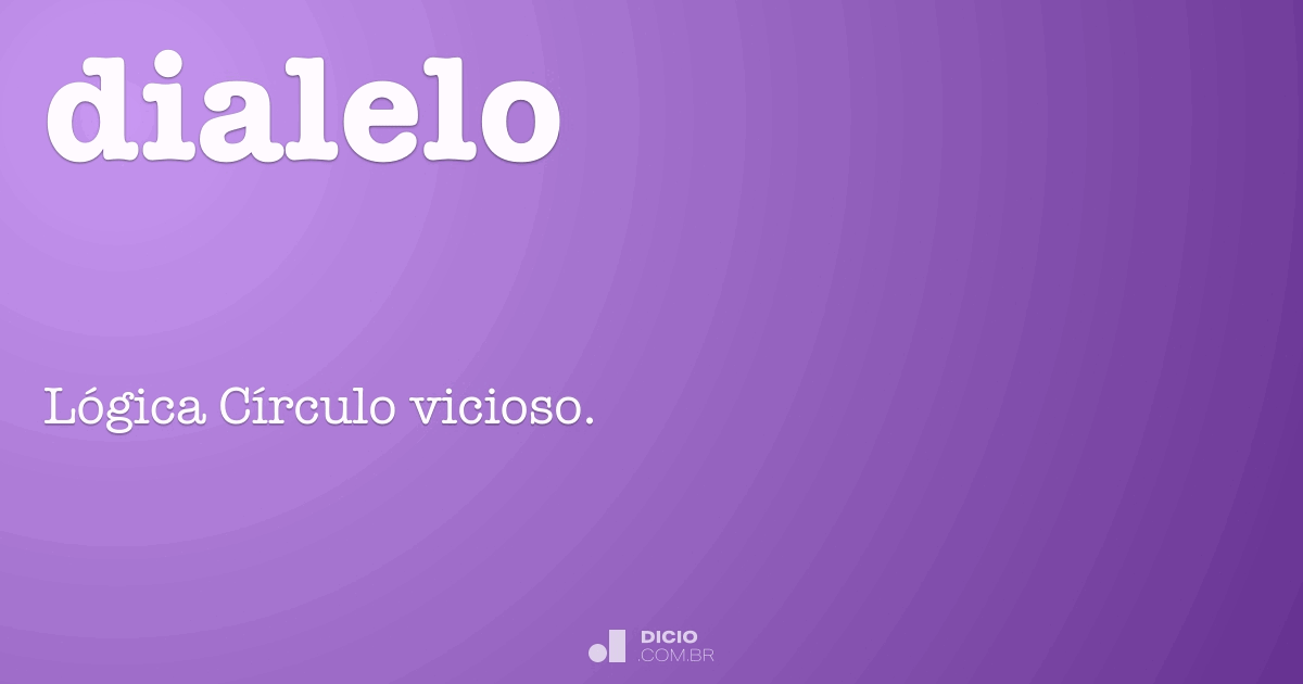 Dialelo - Dicio, Dicionário Online de Português