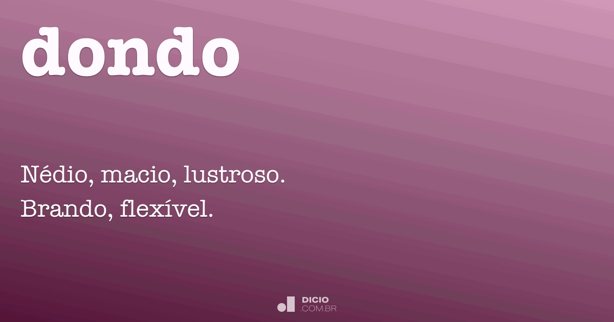 Dondo - Dicio, Dicionário Online de Português