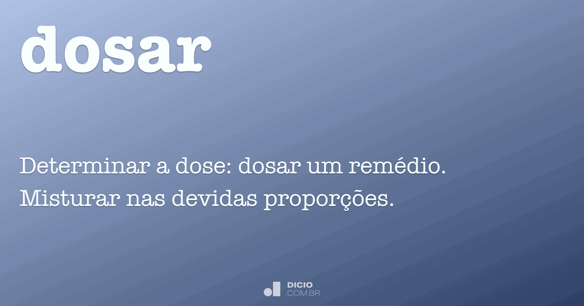 Dosar - Dicio, Dicionário Online de Português