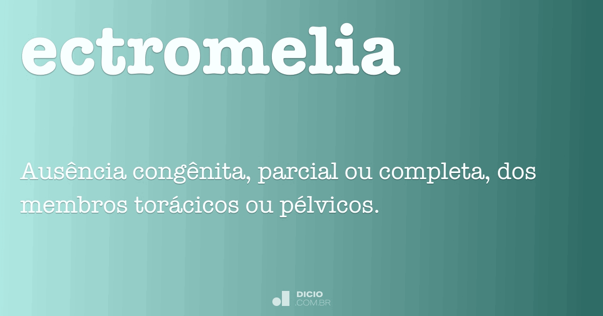 Ectromelia - Dicio, Dicionário Online de Português