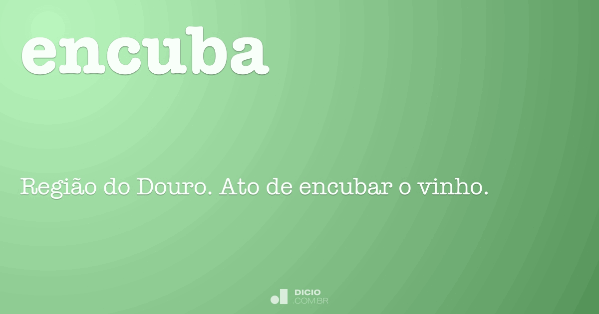Encuba - Dicio, Dicionário Online de Português