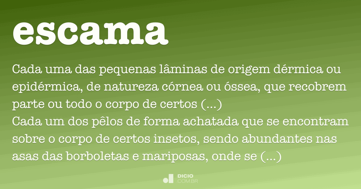 Escama - Dicio, Dicionário Online de Português