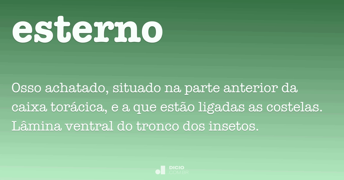 Esterno - Dicio, Dicionário Online de Português
