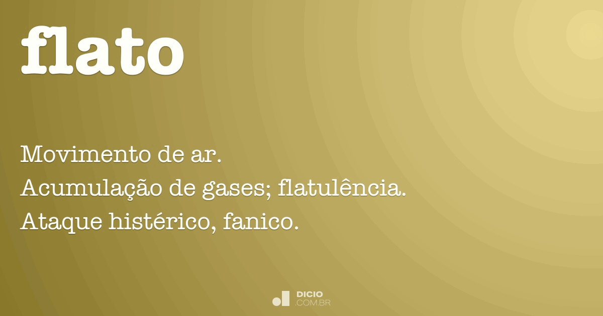 Flato - Dicio, Dicionário Online de Português