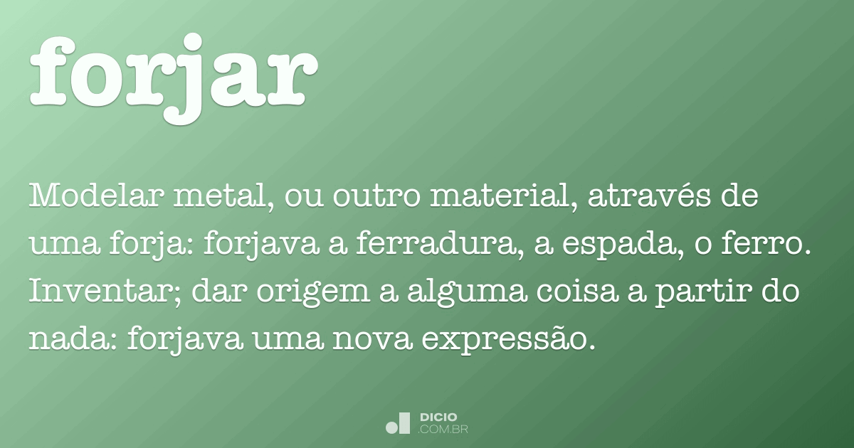 O Que Significa Forjava - LIBRAIN