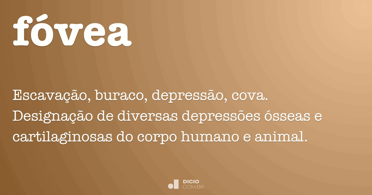 Fóvea - Dicio, Dicionário Online de Português