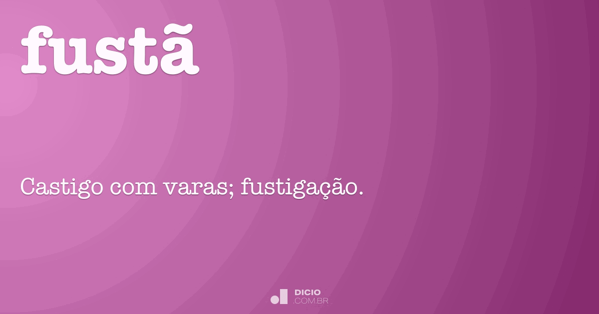 Fustã - Dicio, Dicionário Online de Português