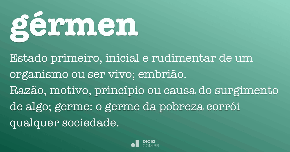 Gérmen - Dicio, Dicionário Online de Português