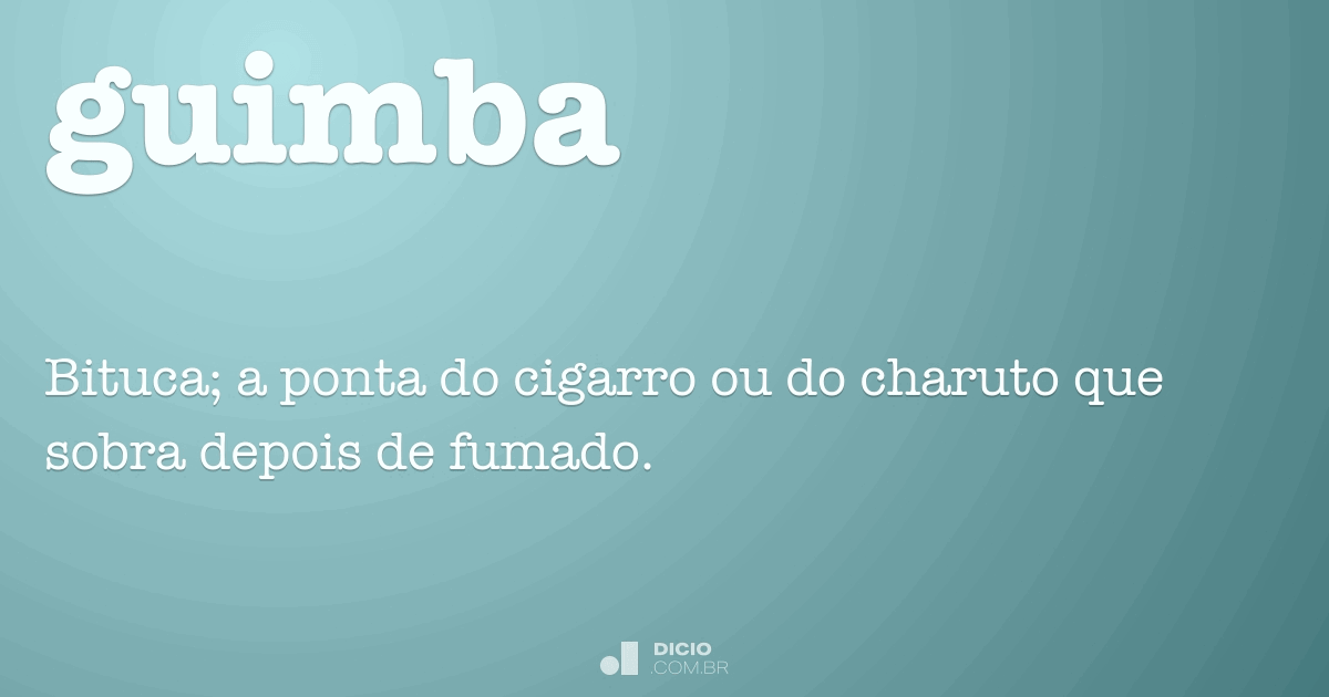Guimba - Dicio, Dicionário Online de Português
