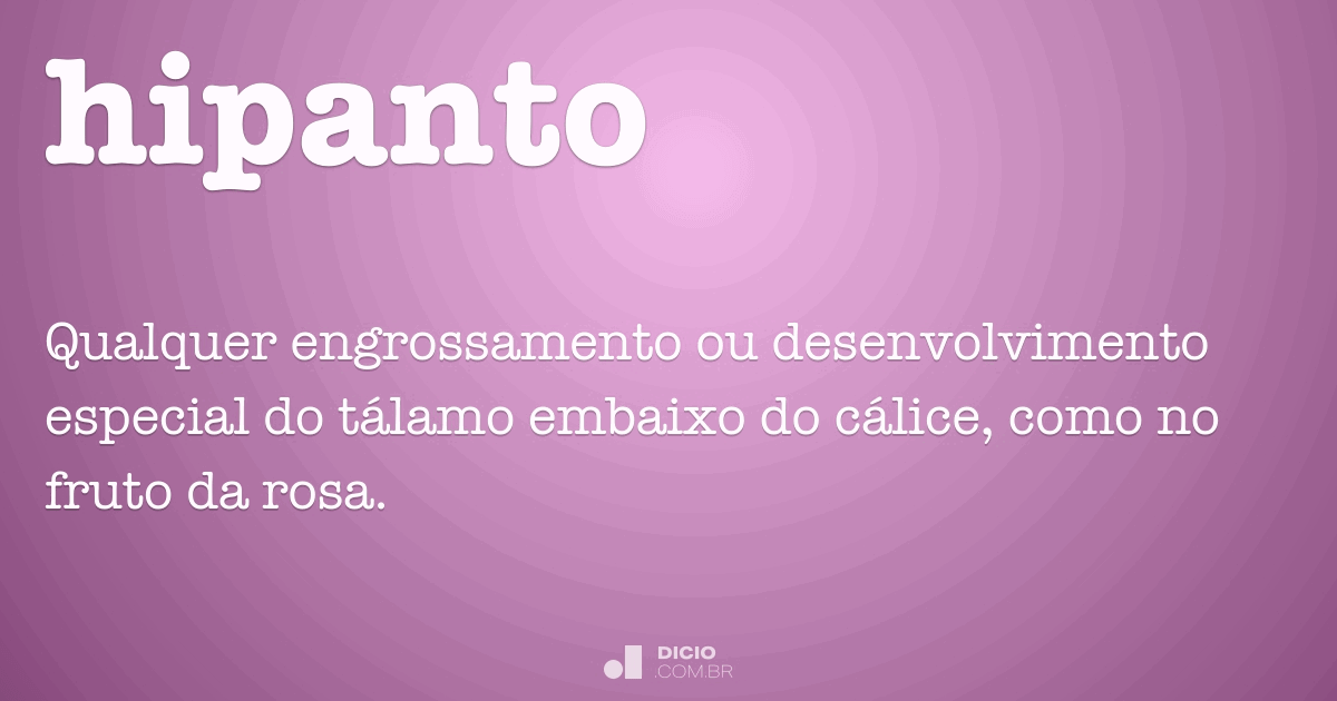 Hipanto - Dicio, Dicionário Online de Português
