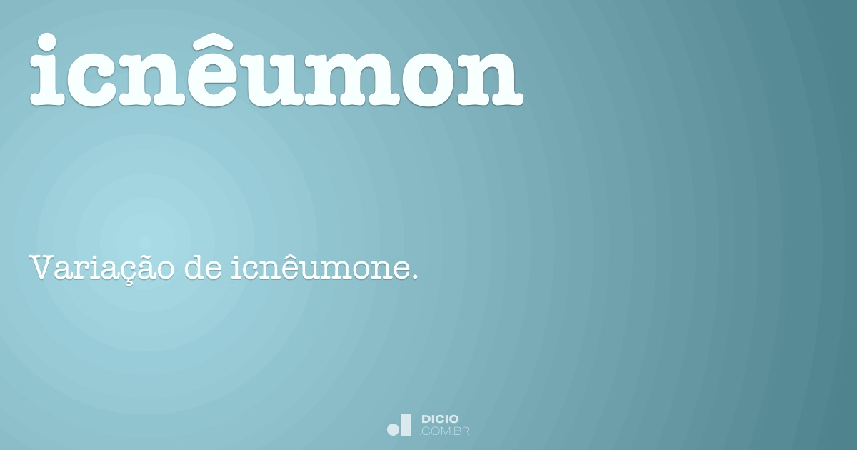 Icnêumon - Dicio, Dicionário Online de Português