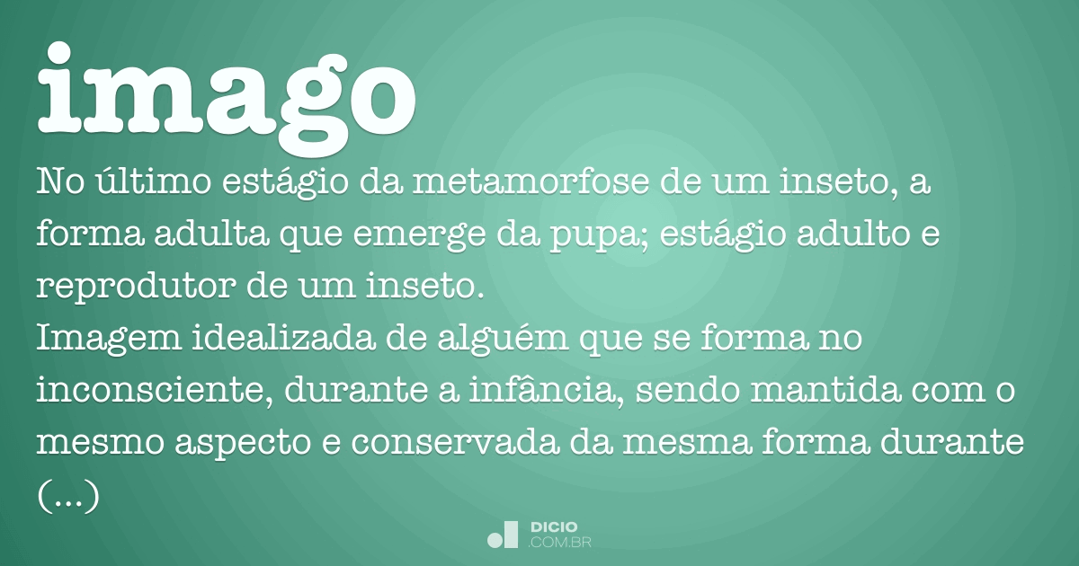 Imago - Dicio, Dicionário Online de Português