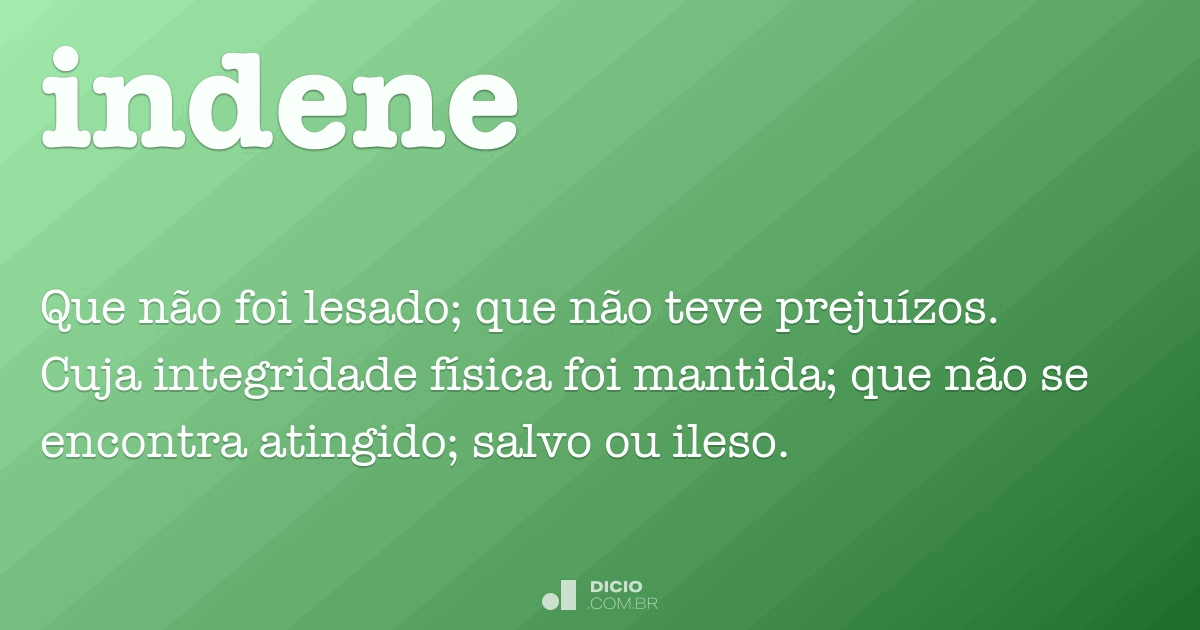 Indene - Dicio, Dicionário Online de Português