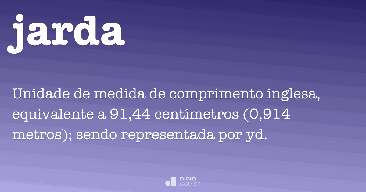 Jarda - Dicio, Dicionário Online de Português