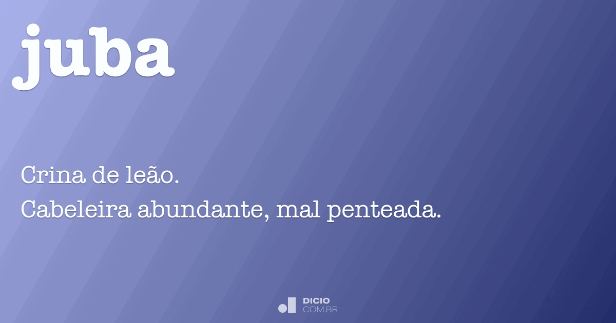 Juba - Dicio, Dicionário Online de Português